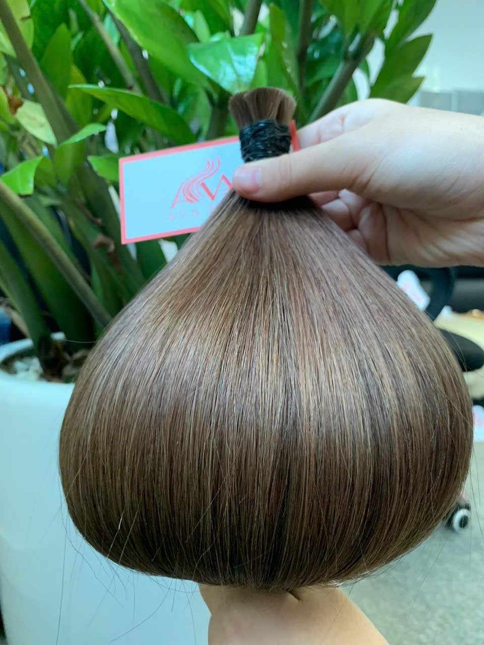 AVA HAIR - COLOR #4 - VIETNAMESE LUXURY BULK HAIR EXTENSION